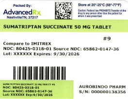 Sumatriptan by Advanced Rx Pharmacy of Tennessee, LLC SUMATRIPTAN tablet