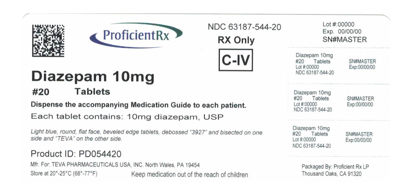 Diazepam by Proficient Rx LP DIAZEPAM tablet