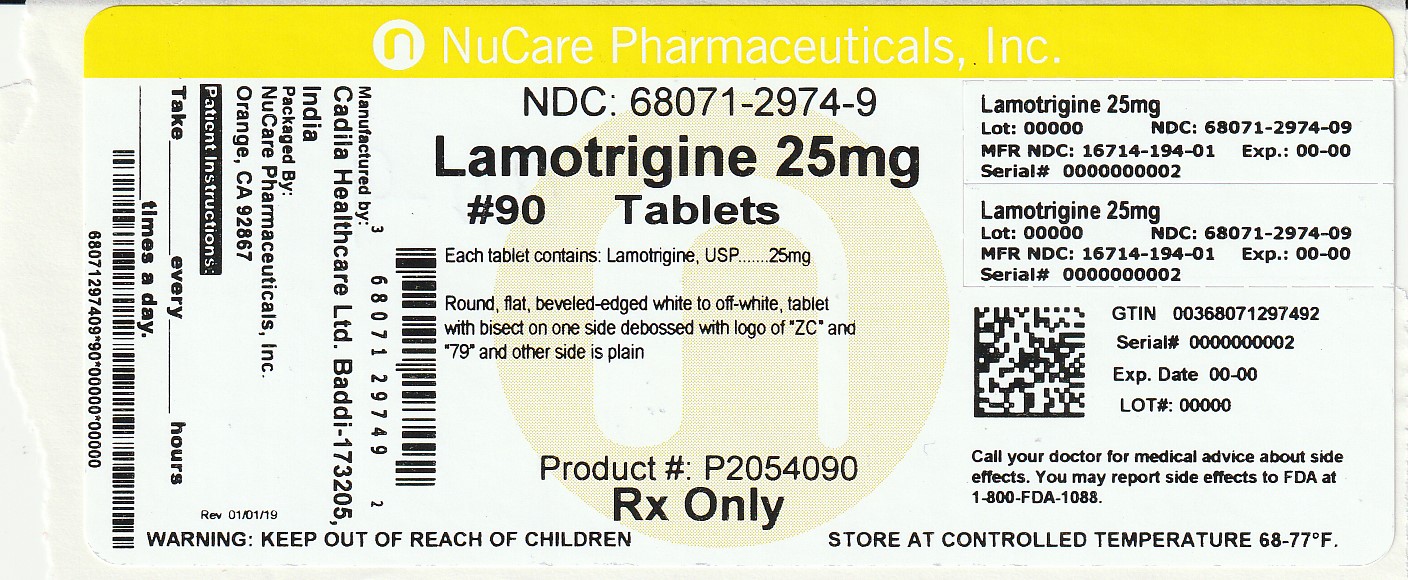 Lamotrigine by NuCare Pharmaceuticals,Inc. LAMOTRIGINE tablet
