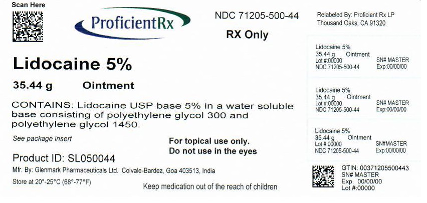 lidocaine by Proficient Rx LP LIDOCAINE ointment