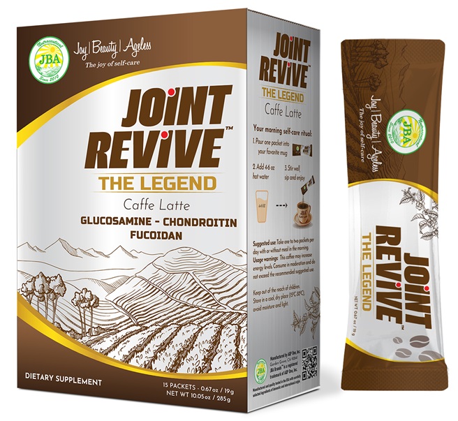 JBA JOINT REVIVE TM THE LEGEND CAFFE LATTE- glucosamine sulfate ...