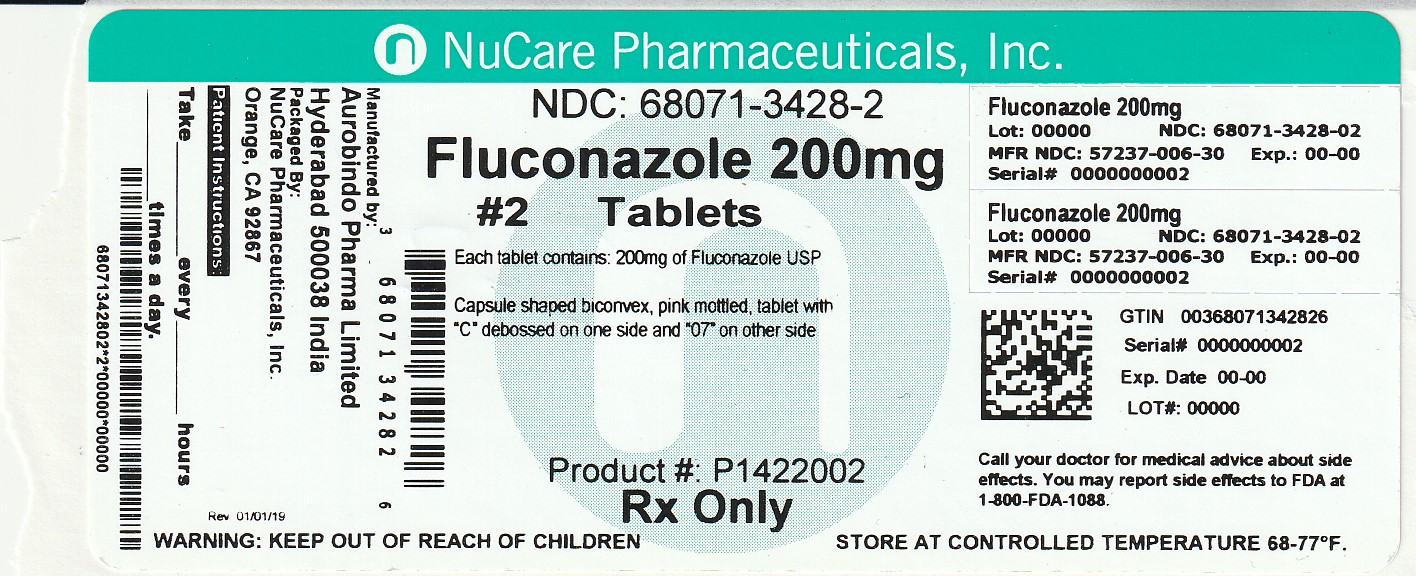 Fluconazole by NuCare Pharmaceuticals,Inc. FLUCONAZOLE tablet