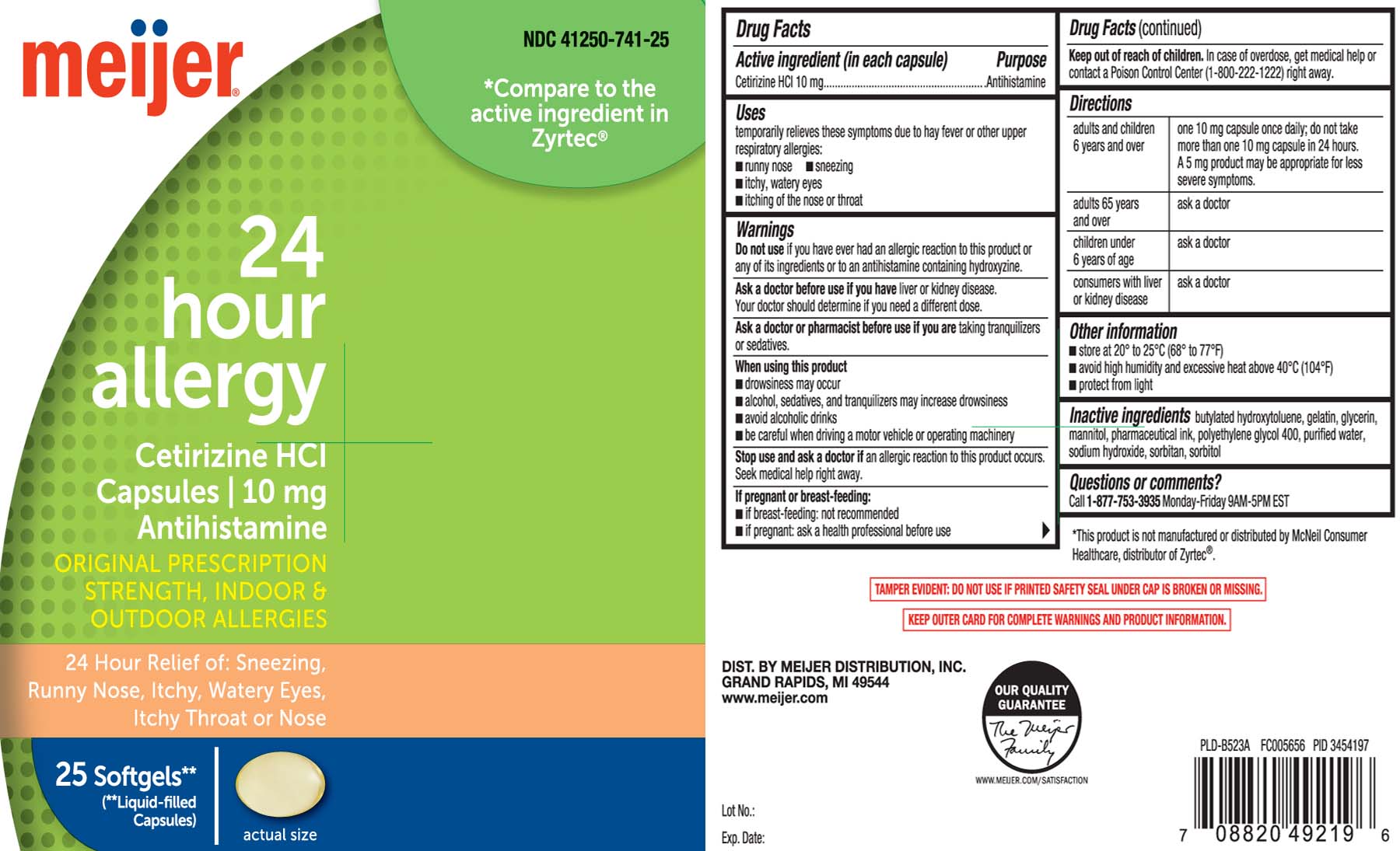 ALLERGY RELIEF- cetirizine hcl capsule