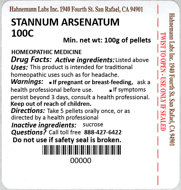 Stannum Arsenatum by Hahnemann Laboratories, INC.