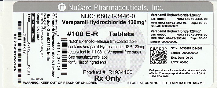 VERAPAMIL HYDROCHLORIDE tablet, film coated, extended release