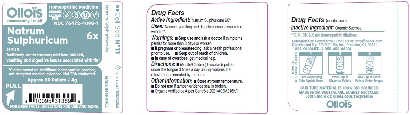 NATRUM SULPHURICUM 6X- sodium sulfate pellet