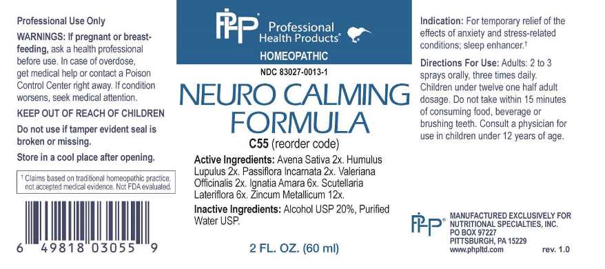 NEURO CALMING FORMULA- avena sativa, humulus lupulus, passiflora ...