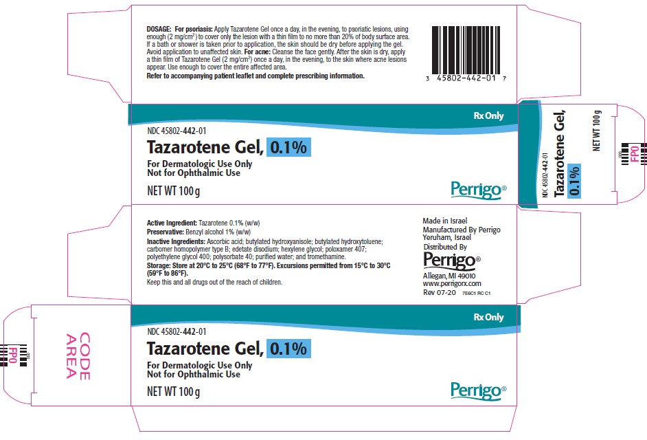 TAZAROTENE by Padagis Israel Pharmaceuticals Ltd TAZAROTENE gel